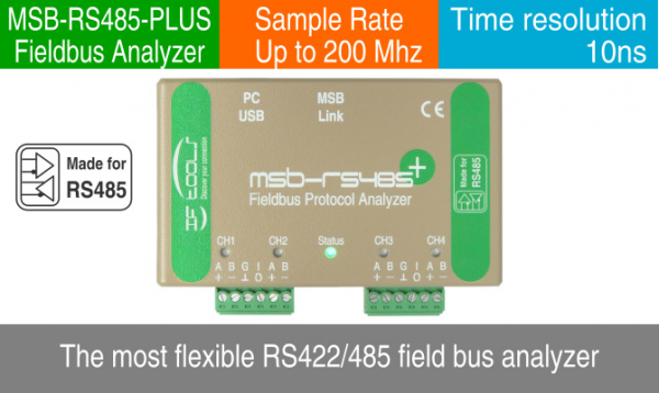 MSB-RS485-PLUS - RS422 RS485 Analyzer - MoreNeo